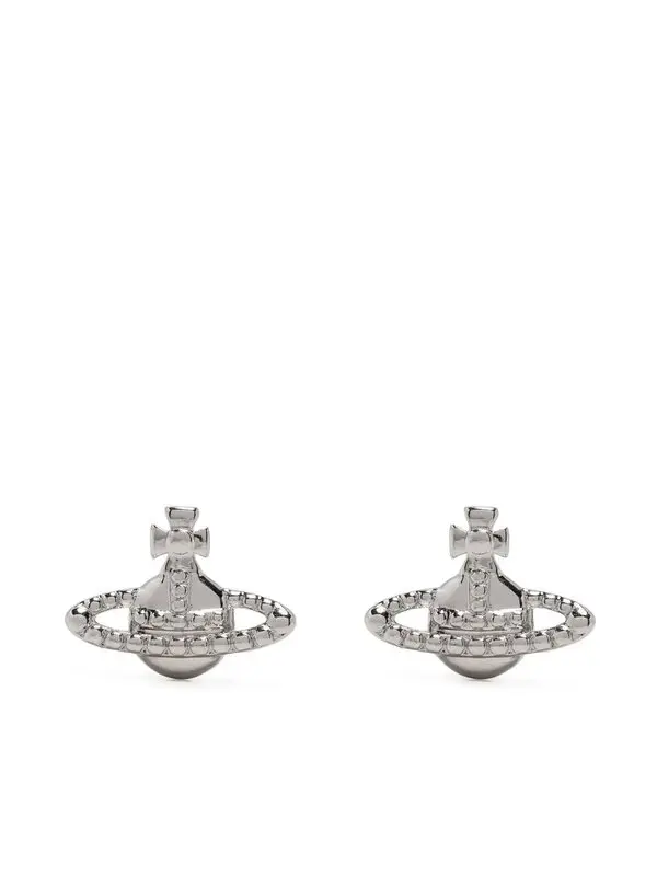 VIVIENNE WESTWOOD Orb Stud Earrings - Silver