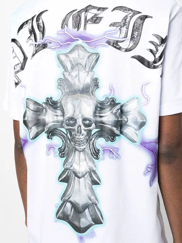 Philipp Plein Gothic Plein Print T-shirt