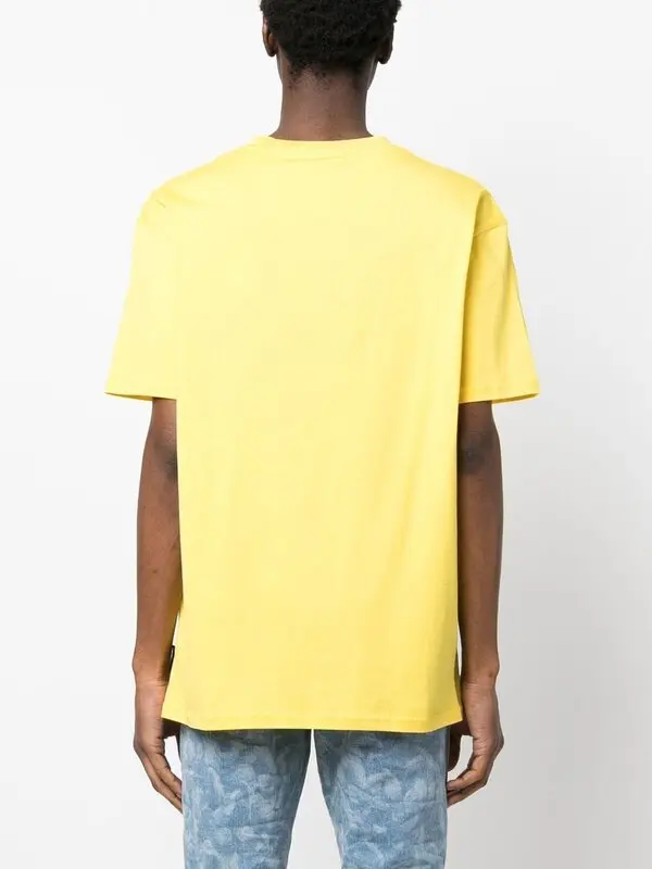 Philipp Plein Gothic Plein Short-sleeve T-shirt - Yellow