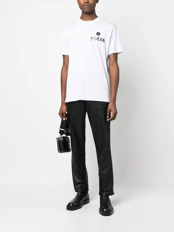 Philipp Plein Chest Logo-print Detail T-shirt - White