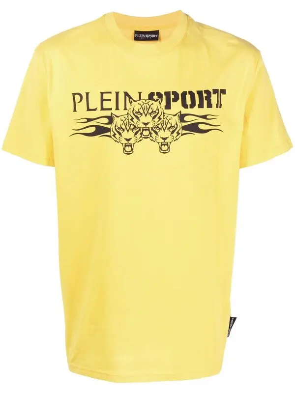 PLEIN SPORT Crew Neck Logo-print T-shirt