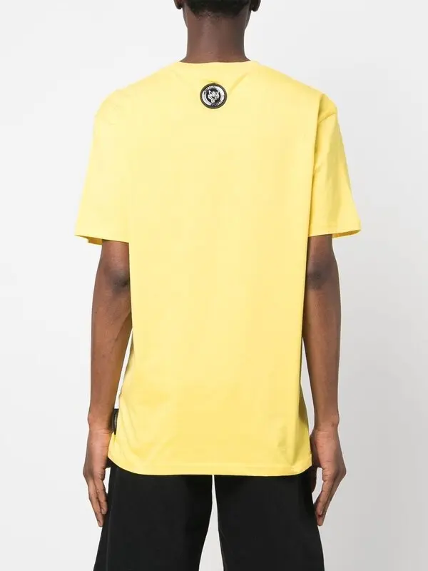 PLEIN SPORT Crew Neck Tiger-print T-shirt