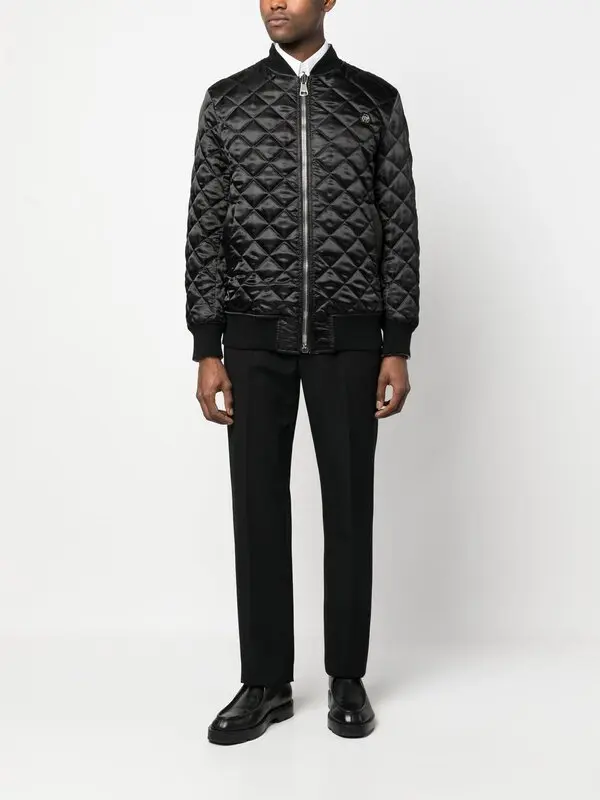 Philipp Plein Reversible Quilted Bomber Jacket