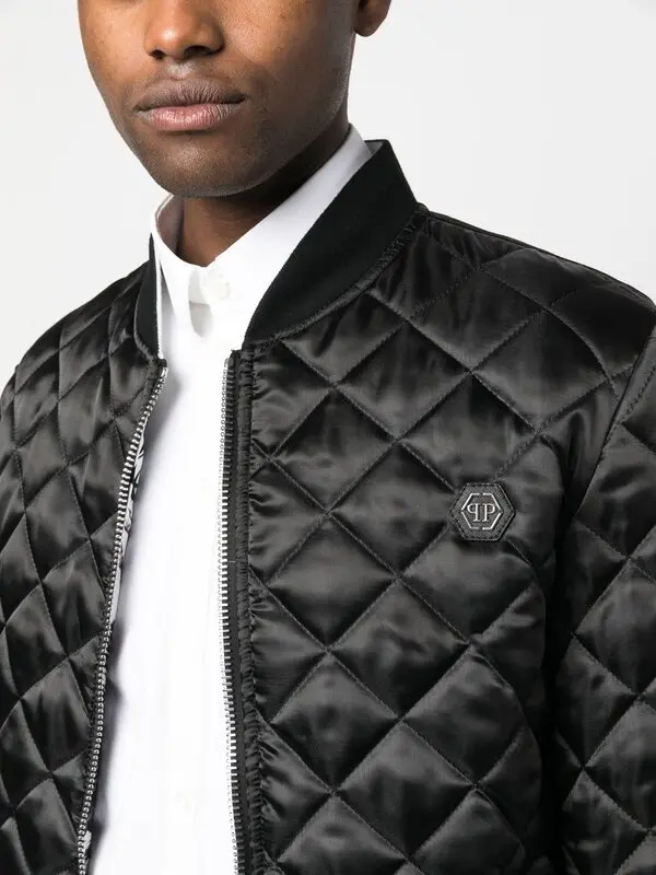 Philipp Plein Reversible Quilted Bomber Jacket