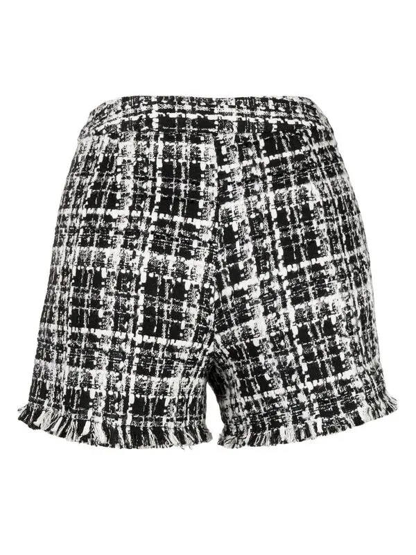 EDWARD ACHOUR PARIS Tweed Shorts - Black