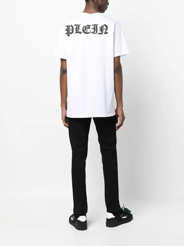 Philipp Plein Gothic Plein V-neck T-shirt
