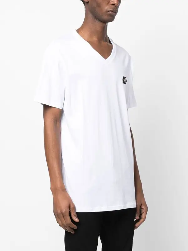 Philipp Plein Gothic Plein V-neck T-shirt