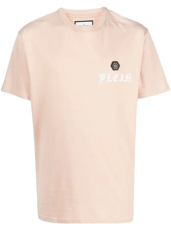 Philipp Plein Chest Logo-print Detail T-shirt - Neutrals
