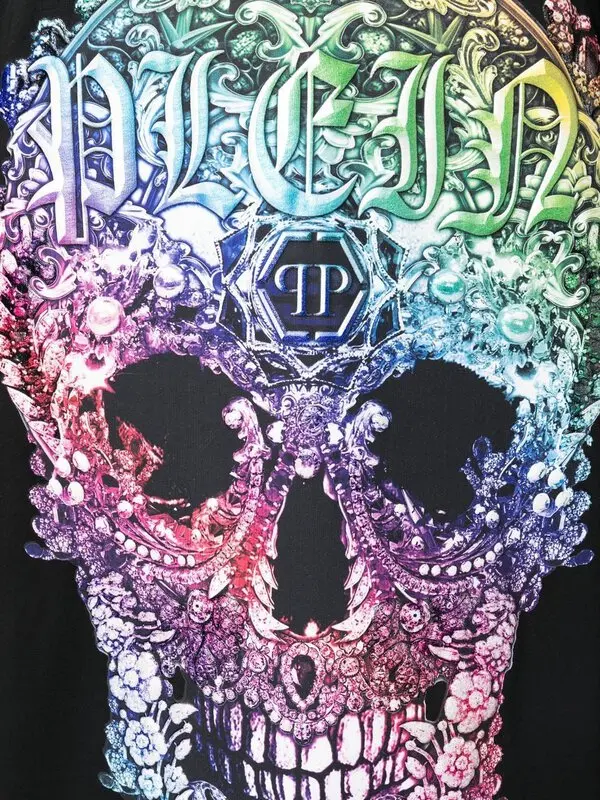 Philipp Plein Baroque Skull-print T-shirt - Black