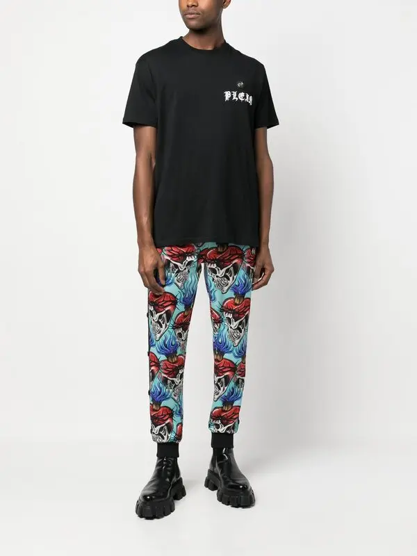 Philipp Plein Chest Logo-print Detail T-shirt - Black