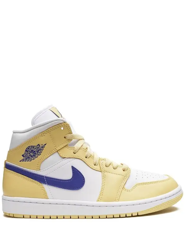 JORDAN Air 1 Mid Sneakers - Yellow