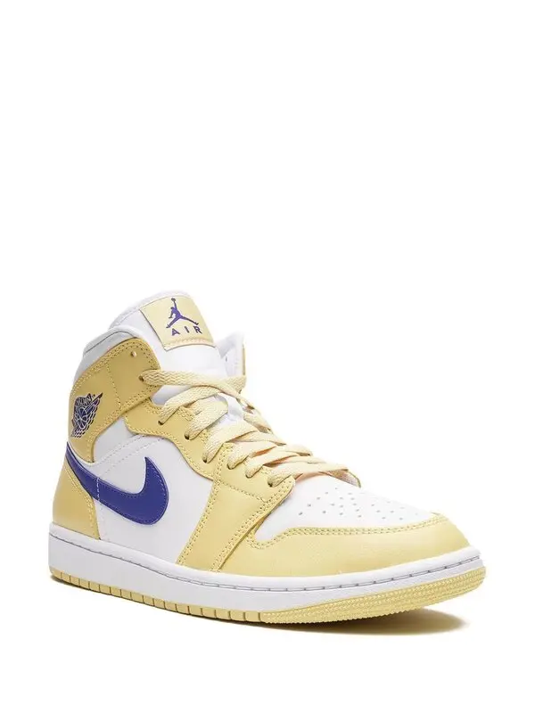 JORDAN Air 1 Mid Sneakers - Yellow