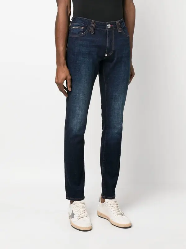 Philipp Plein Slim-cut Jeans - Blue