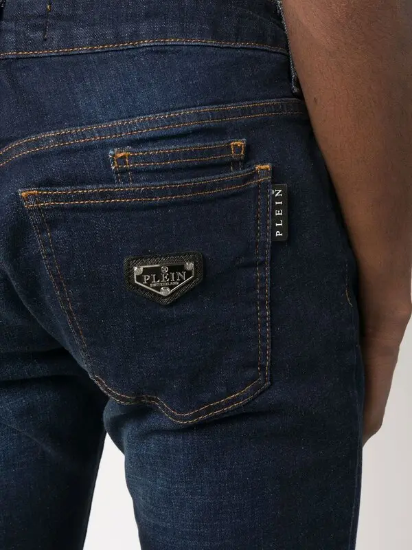 Philipp Plein Slim-cut Jeans - Blue