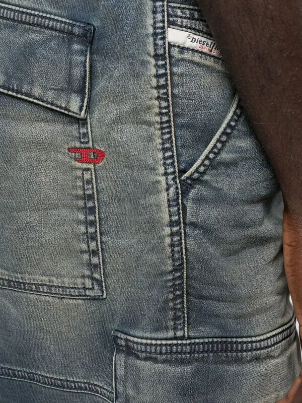DIESEL® Patch-pockets Denim Shorts