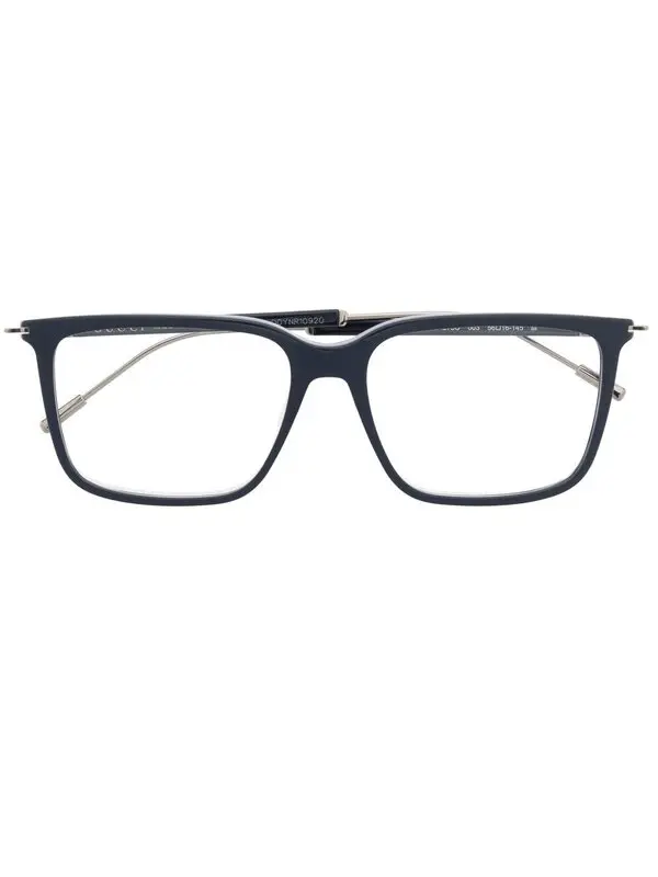 Gucci Square-frame Optical Glasses - Blue