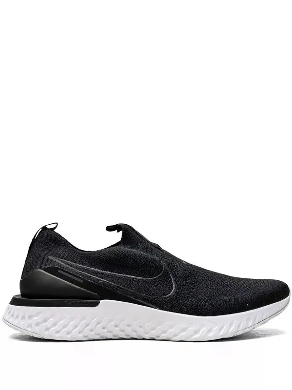 Nike Epic Phantom React Flyknit Sneakers Black Editorialist