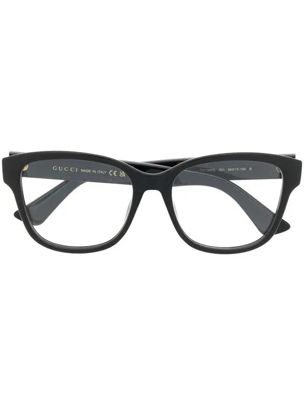 Gucci Square-frame Optical Glasses - Black