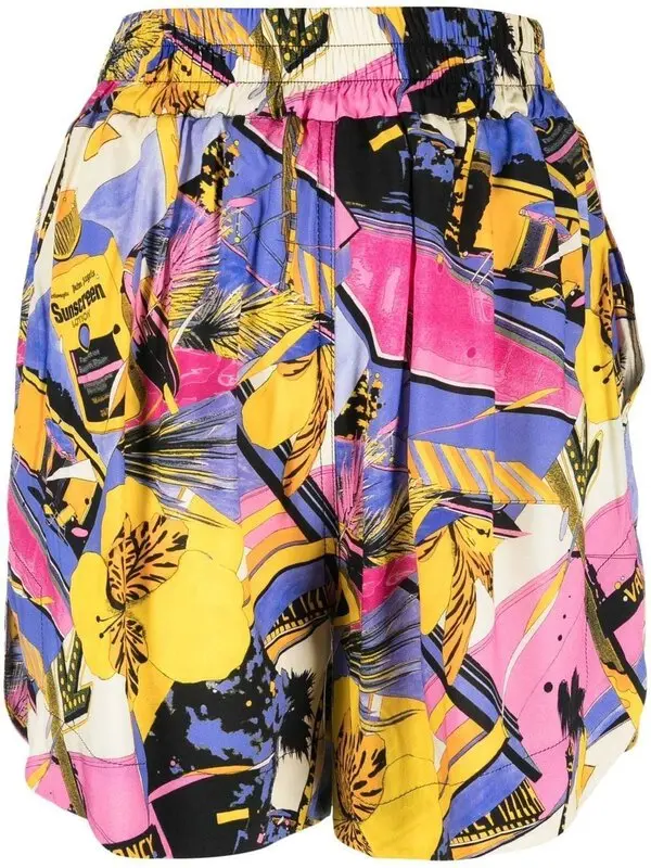Palm Angels Graphic-print Shorts - Multicolour