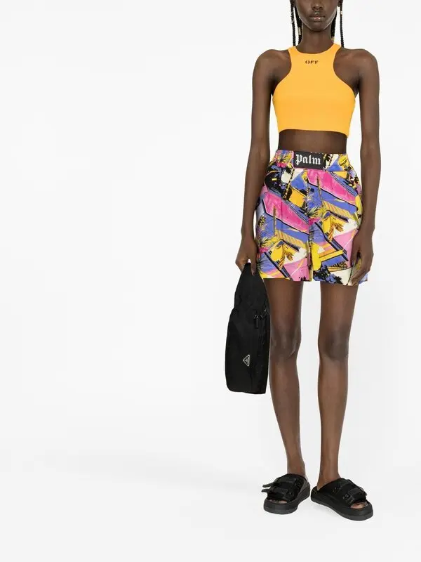 Palm Angels Graphic-print Shorts