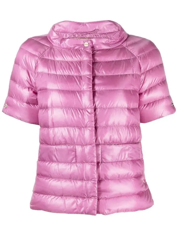 Herno Padded Short Sleeved Jacket - Pink