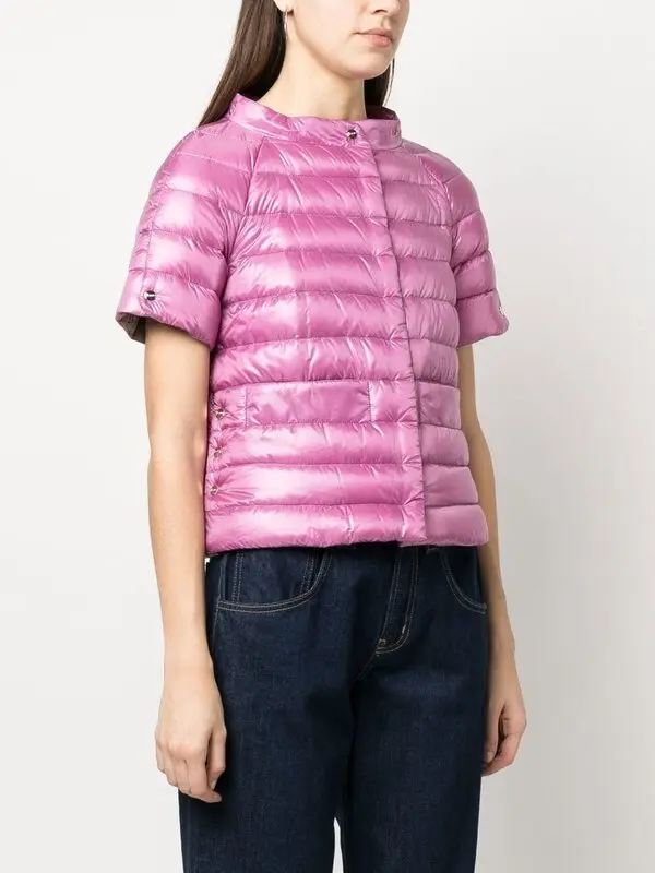 Herno Padded Short Sleeved Jacket - Pink