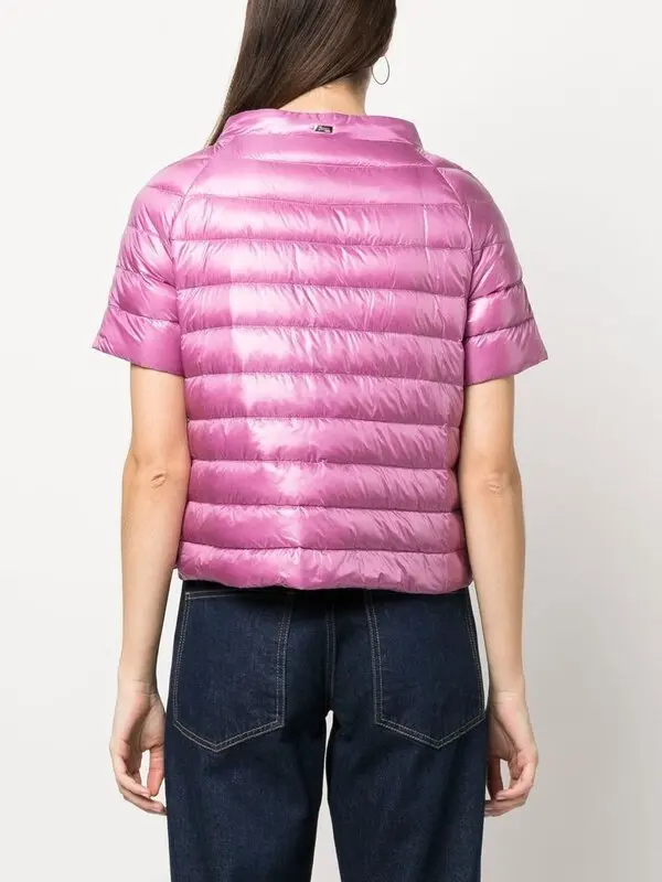 Herno Padded Short Sleeved Jacket - Pink