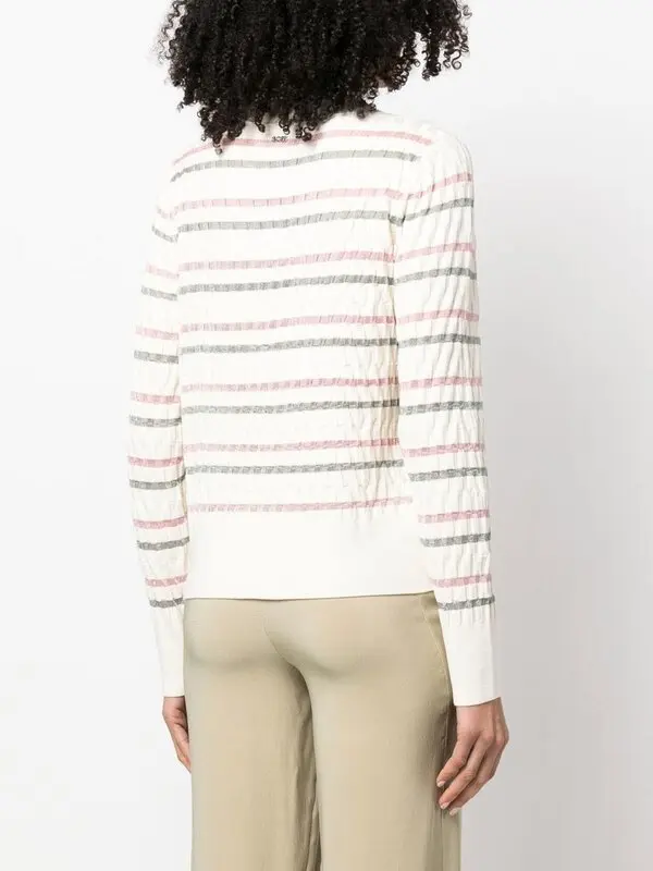 BOSS Double-striped Knitted Sweater