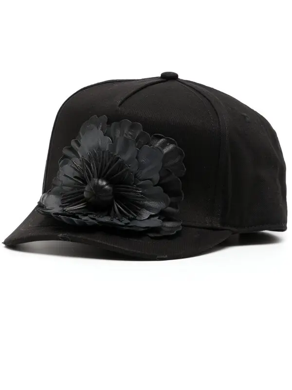Dsquared2 Baseball Cap With Floral Appliqu