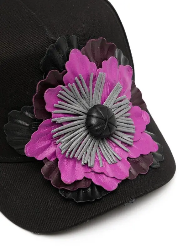 Dsquared2 Floral-appliqué Baseball Cap