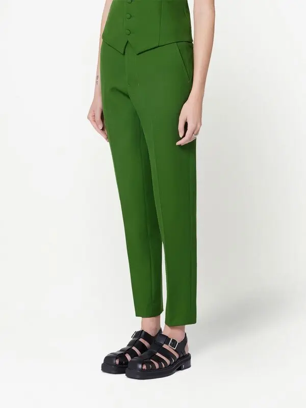 Ami Virgin Wool Tapered Trousers