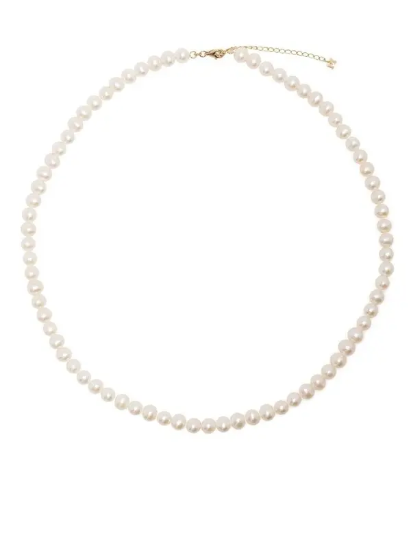 Mateo Sterling Pearl Necklace - Silver