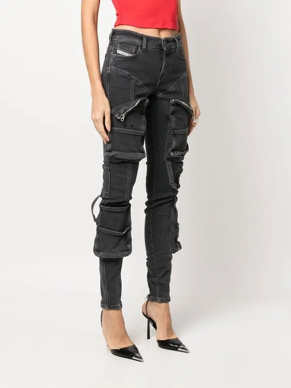 Diesel® 1984 Slandy-High 09f27 Jeans In Black - 30% Off | Editorialist