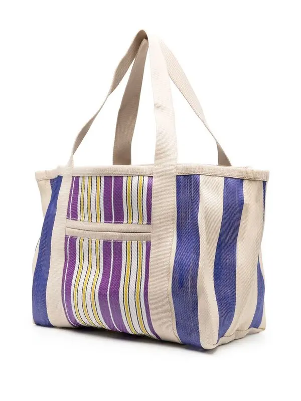 Isabel Marant Étoile Darwen Stripe Pattern Tote Bag