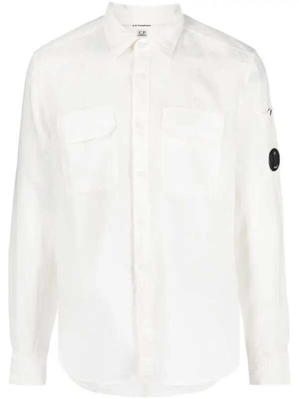 C.P. COMPANY Logo-patch Shirt