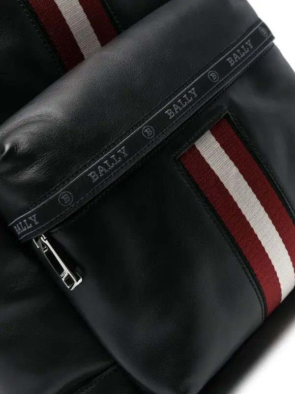 Bally Logo Signature Leather Backpack