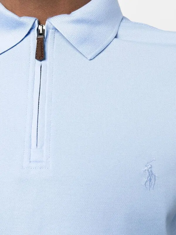 Polo Ralph Lauren Short-sleeve Cotton Polo Shirt - Blue