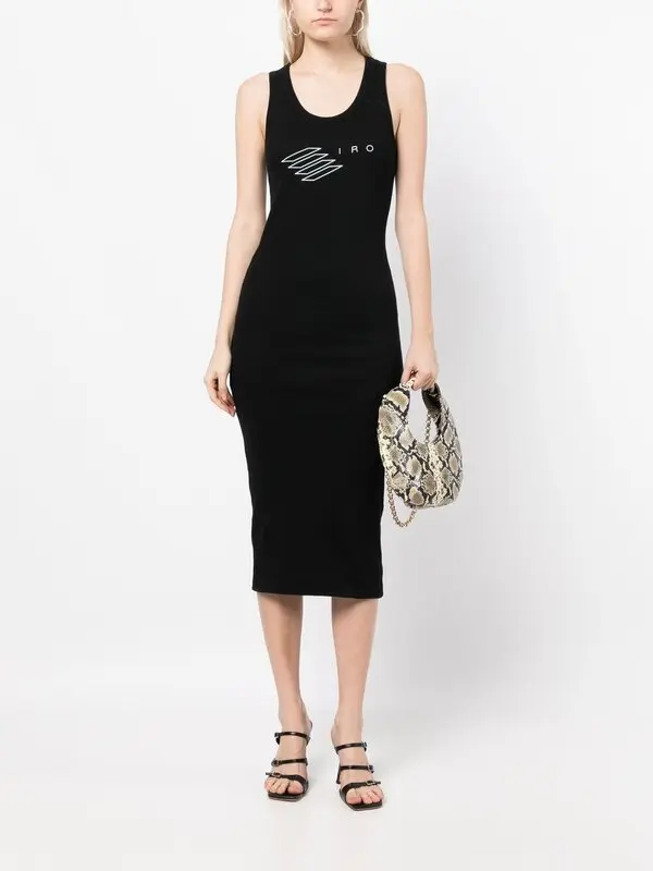 IRO PARIS Logo-print Fitted Dress