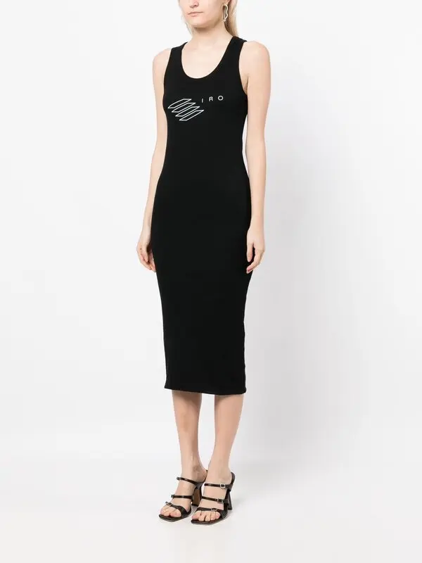 IRO PARIS Logo-print Fitted Dress