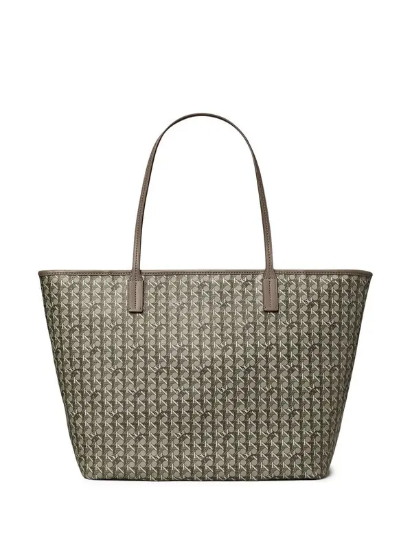 Tory Burch Ever-ready Monogram Tote Bag - Grey