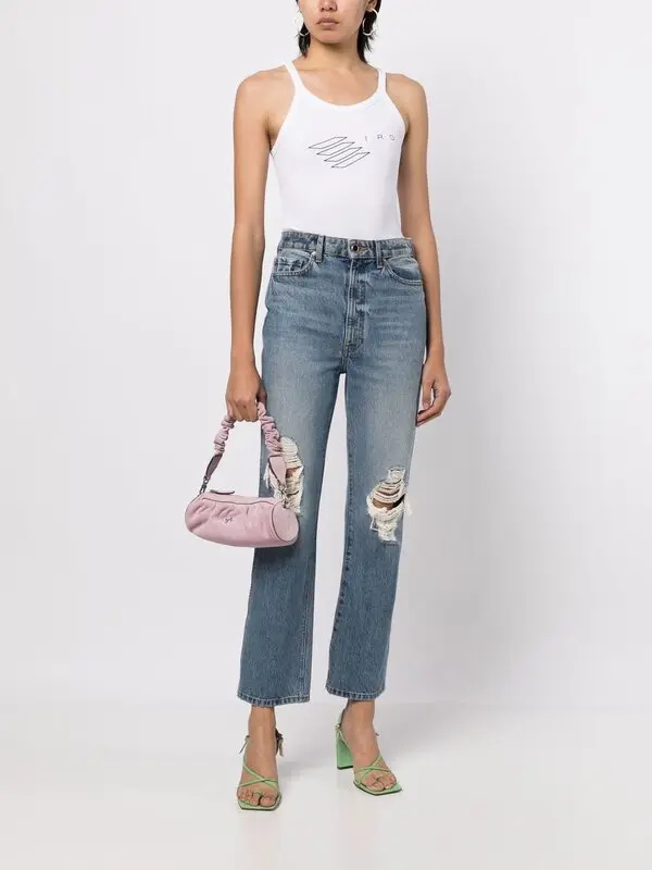 IRO PARIS Logo-print Tank Top - White