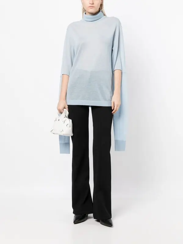 Helmut Lang Cut-out Cashmere Jumper