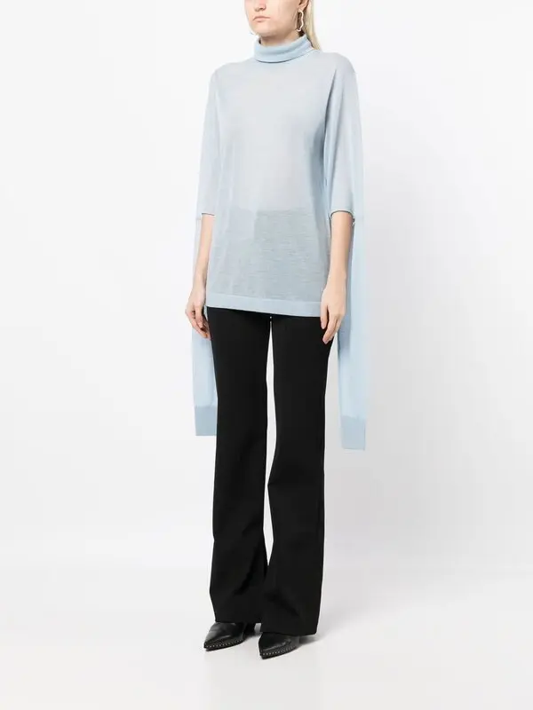 Helmut Lang Cut-out Cashmere Jumper