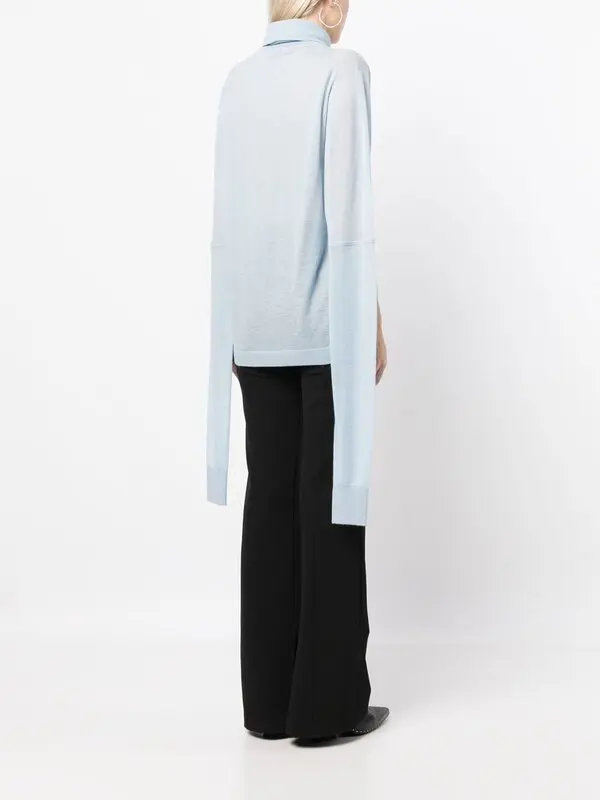 Helmut Lang Cut-out Cashmere Jumper