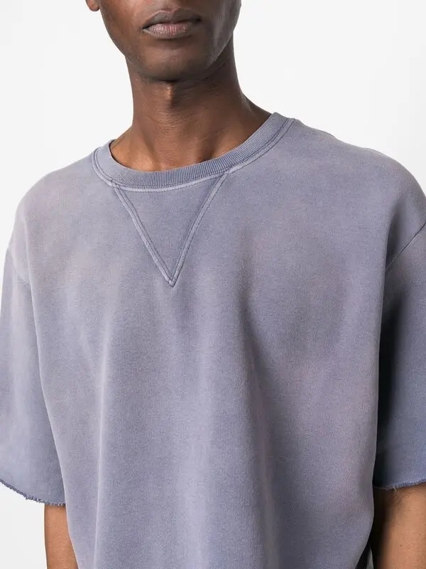 MAISON MARGIELA Short-sleeve Organic-cotton Sweatshirt