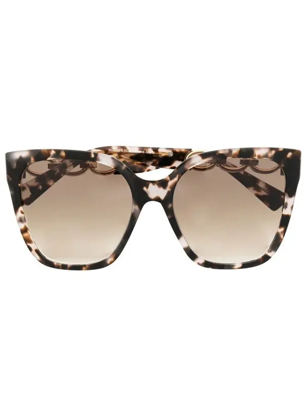 Moschino Chain-link Oversize Sunglasses