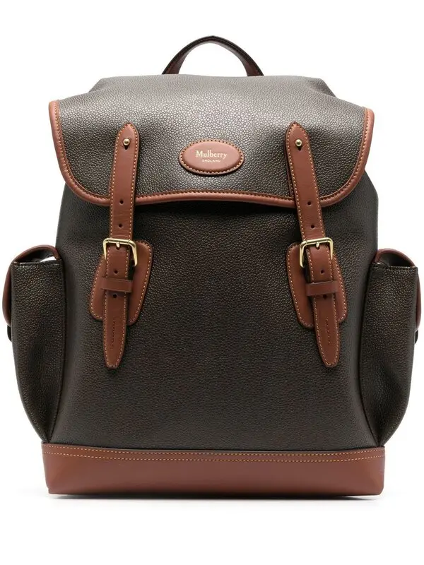 Mulberry Logo Plaque-detail Backpack