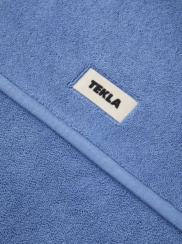 TEKLA Logo-patch Bath Mat - Blue
