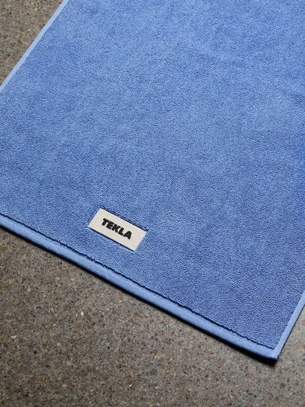TEKLA Logo-patch Bath Mat - Blue
