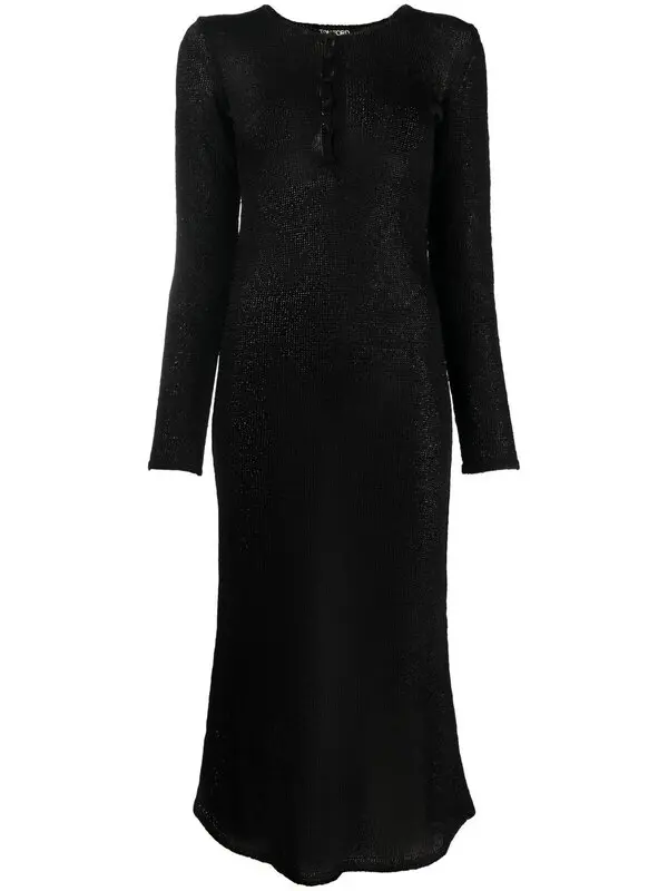 TOM FORD Long-sleeved Maxi Dress